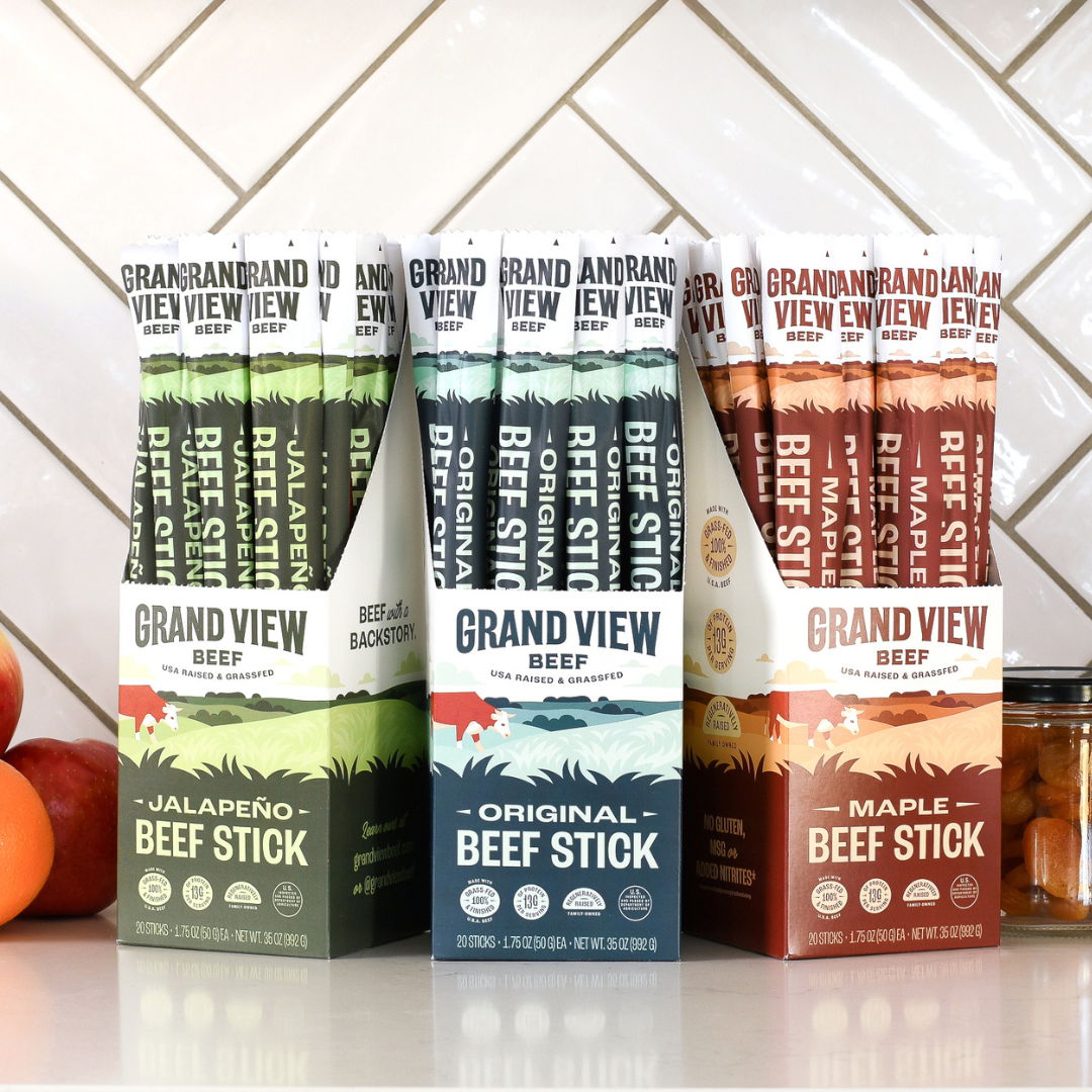 Ultimate Beef Stick Box – Grand View Beef